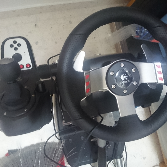 LogiTech G27 Steering with wheel stand pro, Hobbies & Toys, Toys ...