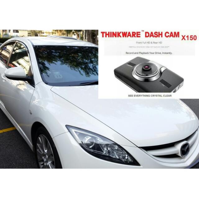 THINKWARE-X150 Korean Full HD 2channel dashcam installed on Beautiful ...