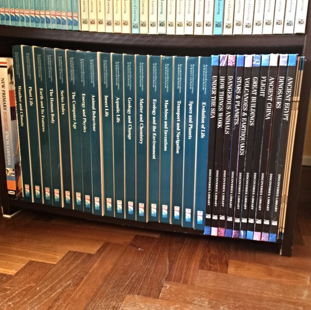 TIME Encyclopedia with Customized Solid Wood Shelf, Hobbies & Toys ...