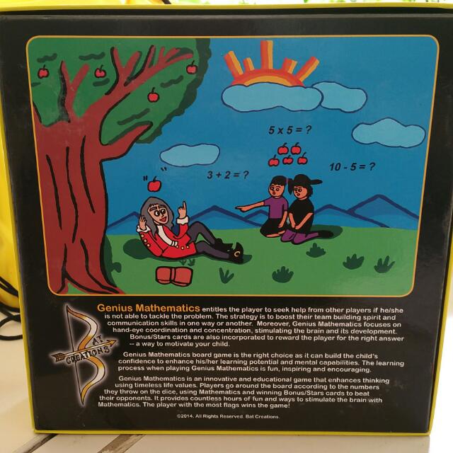 Genius Mathematics Board Game, Toys & Games on Carousell