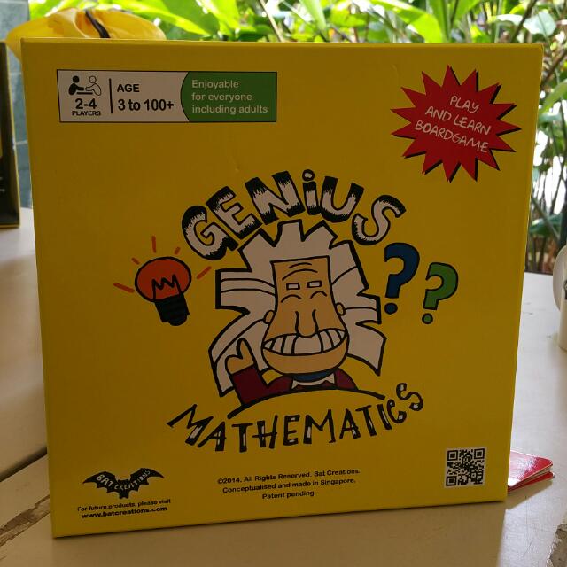 Genius Mathematics Board Game, Toys & Games on Carousell