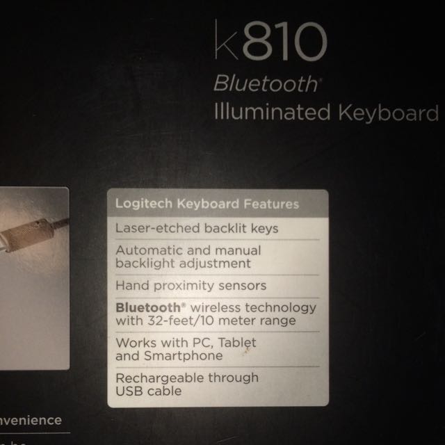 Pending Logitech K810 Bluetooth Illuminated Keyboard Computers And Tech