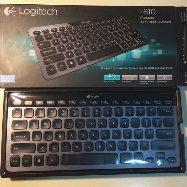 PENDING Logitech K810 Bluetooth Illuminated Keyboard, Computers & Tech ...