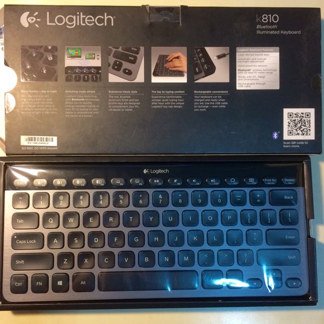 Pending Logitech K810 Bluetooth Illuminated Keyboard Computers And Tech