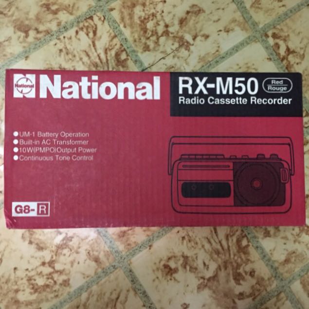 National Rx-m50 Radio Cassette Player, Hobbies & Toys, Memorabilia ...