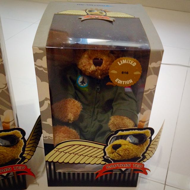 LIMITED EDITION RSAF Singapore Air Force Captain Ted X1 only teddy bear ...