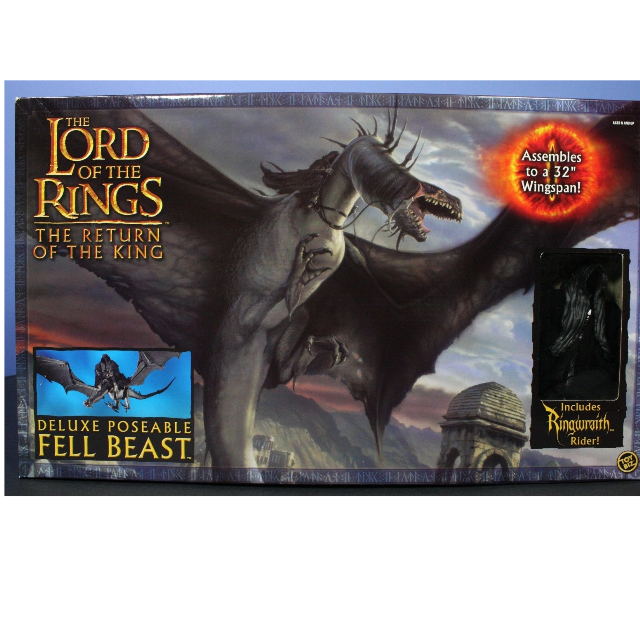 Lord of the Rings Fell Beast & Ringwraith 32inch Wing ToyBiz Deluxe ...