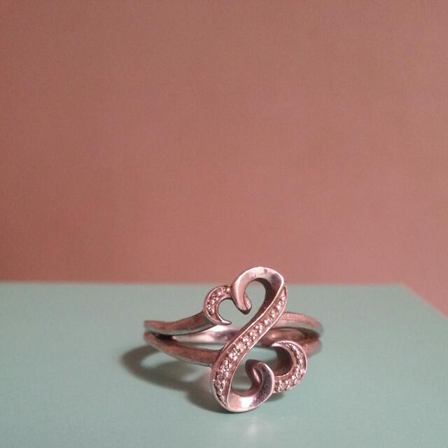 Open Heart Collection Ring, Women's Fashion on Carousell