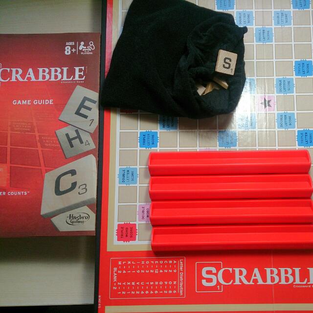 [Like New] Scrabble Classic, Hobbies & Toys, Toys & Games on Carousell