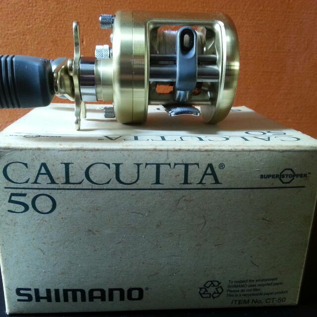Shimano Calcutta 50 (Old Model), Sports Equipment, Bicycles & Parts ...