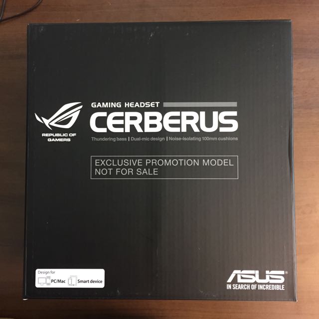 ASUS Republic of Gamers CERBERUS Gaming Headset (Exclusive Promotional ...