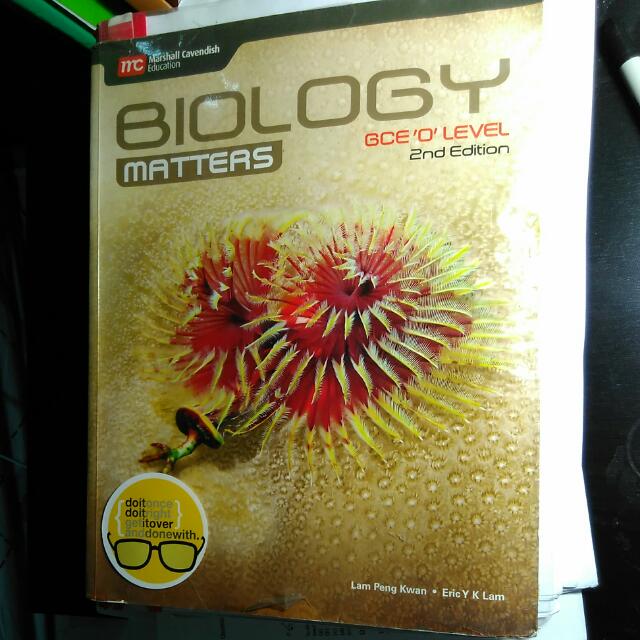 BIOLOGY MATTERS 2ND EDITION PURE BIOLOGY TEXTBOOK, Hobbies & Toys ...
