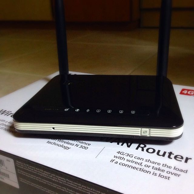 D-Link DWR-116 Wireless N300 Multi-WAN Router(Support 3G/4G USB Adapter ...