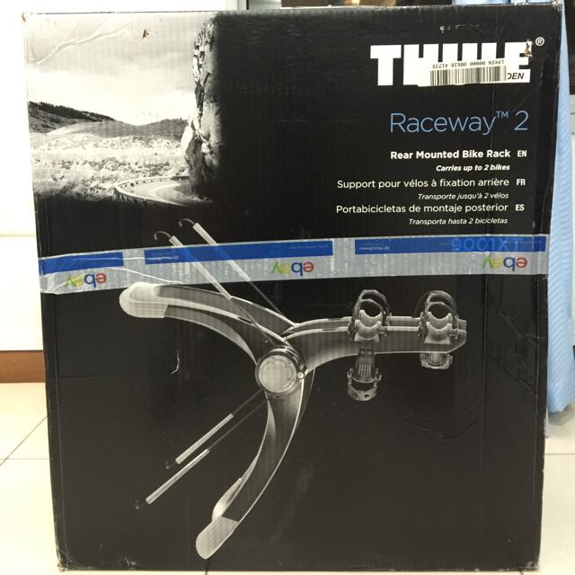 Thule Raceway Rear Mounted 2 Bike Rack, Sports Equipment, Bicycles ...