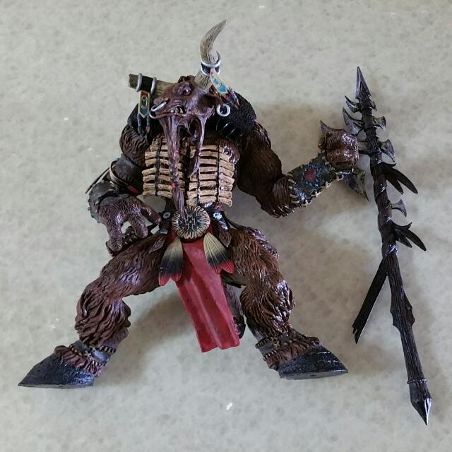 Used SOTA World Of Warcraft Tauren Figure, Hobbies & Toys, Toys & Games ...
