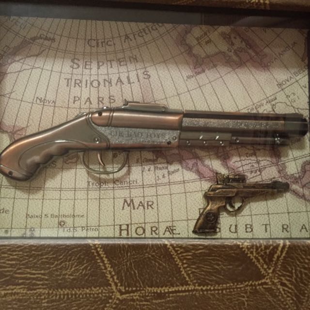 Vintage Pistol Gun In Frame, Furniture & Home Living, Home Decor ...
