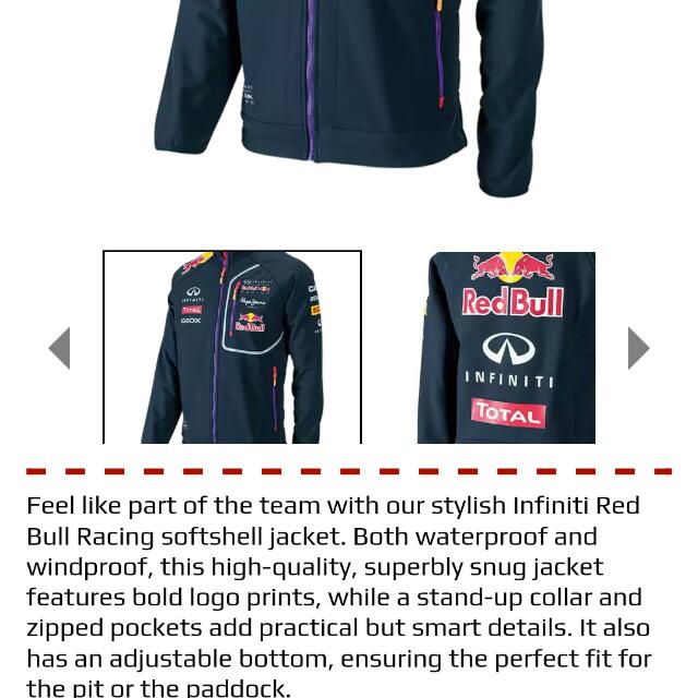 Infinity Red Bull Racing jacket, Men's Fashion, Coats, Jackets and ...