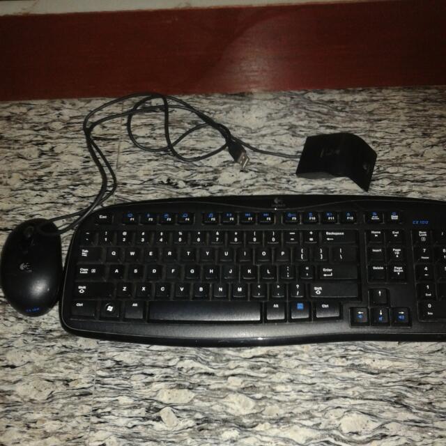 Logitech Wireless Mouse N Keyboard Computers And Tech Parts And Accessories Networking On Carousell