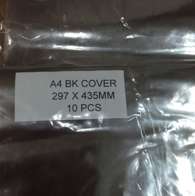 A4 Book Covers, Hobbies & Toys, Stationery & Craft, Stationery & School ...