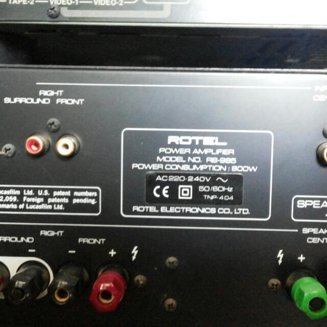Rotel RB-985 MKII Channel Power Amplifier, 47% OFF