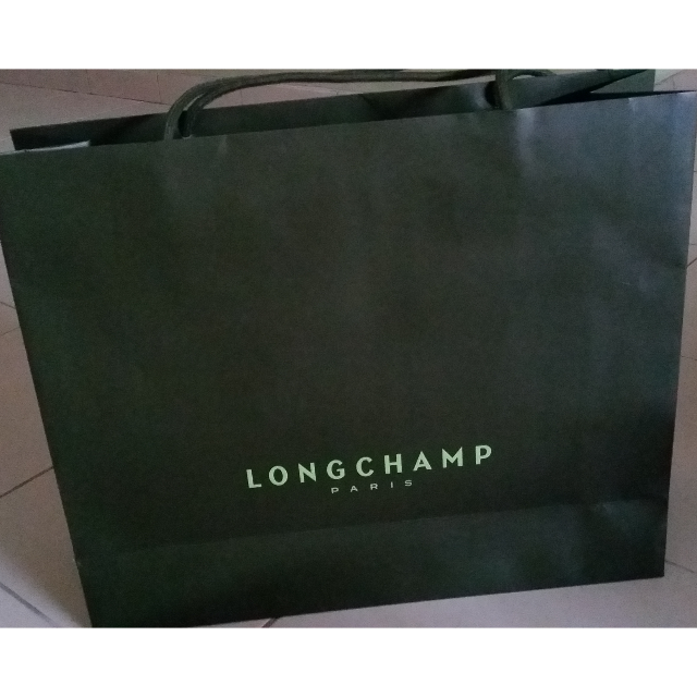 Medium-sized LONGCHAMP paper bag from Paris, Luxury on Carousell