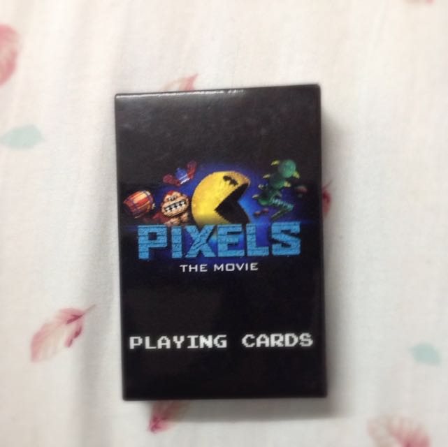 PIXEL THE MOVIE LIMITED EDITION PLAYING CARDS, Hobbies & Toys, Toys ...