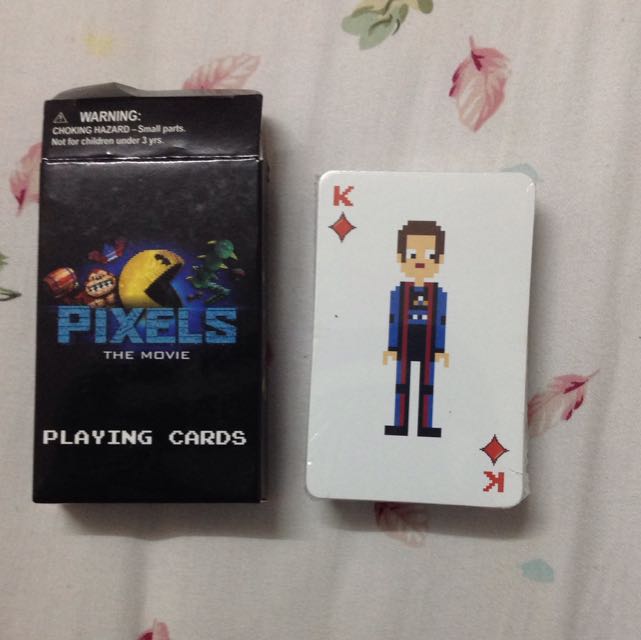 PIXEL THE MOVIE LIMITED EDITION PLAYING CARDS, Hobbies & Toys, Toys ...