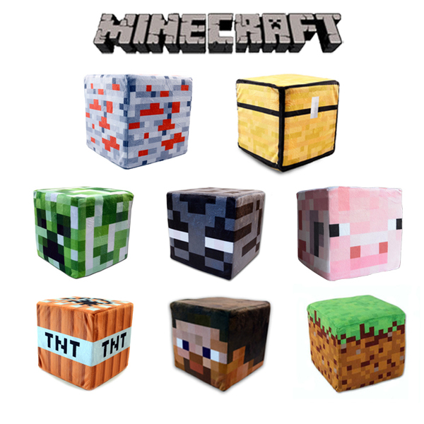 [PO] Minecraft Cushion Plushie Block, Hobbies & Toys, Toys & Games on ...