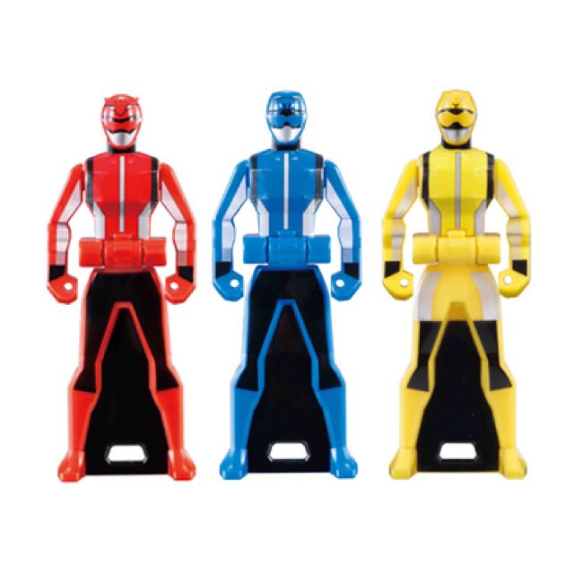 Bandai Go-Busters Ranger Key Set Of 3 Bandai Gashapon Gokaiger, Hobbies ...