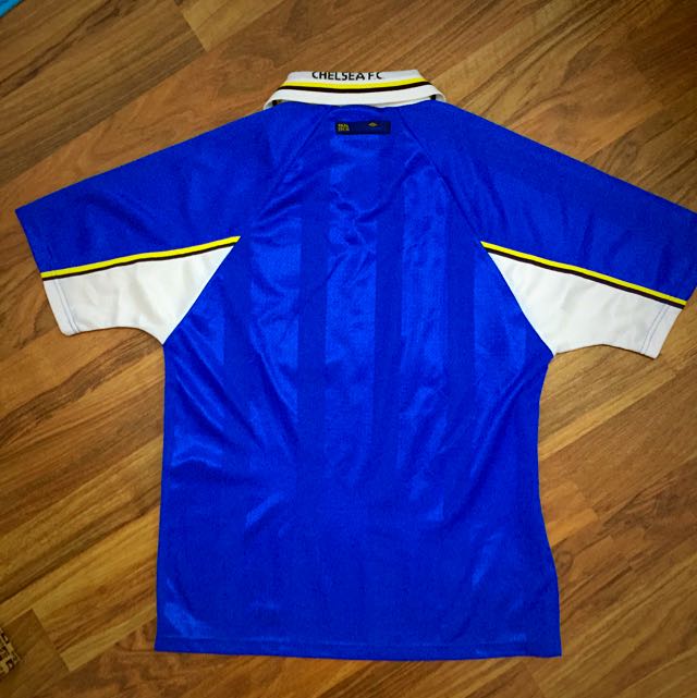 Chelsea FC 1997-1999 UMBRO kit (worn grade: Very Good), Sports ...