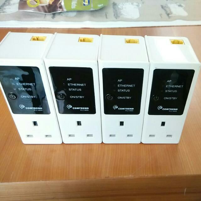 Comtrend 200mbps HomePlug Powerline Networking With AC Pass Through ...