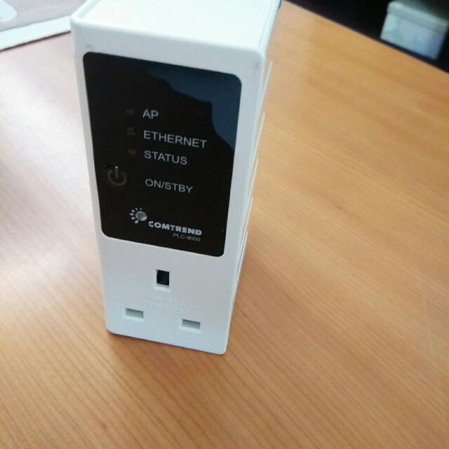 Comtrend 200mbps HomePlug Powerline Networking With AC Pass Through ...
