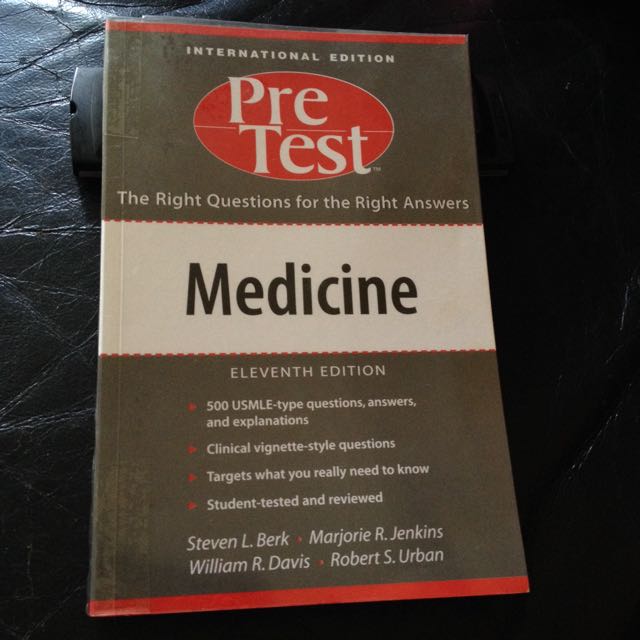 Medicine Pre-test, Hobbies & Toys, Books & Magazines, Textbooks on ...
