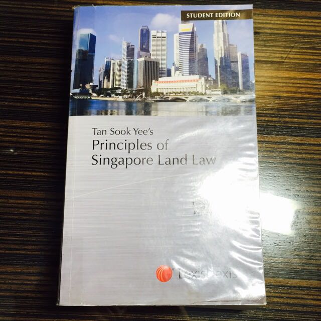 Tan Sook Yee's Principles Of Singapore Land Law (Student Edition ...