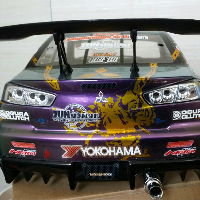 Yokomo Yukes Team Orange Evo X RC Drift Body Shell. Suit Yokomo Tamiya Ota R31 Street Jam Hpi ...