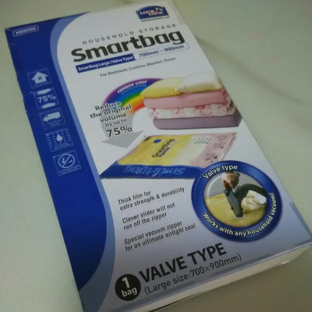 BNIB Lock & Lock Smartbag Vacuum Storage Bag, Furniture & Home Living ...