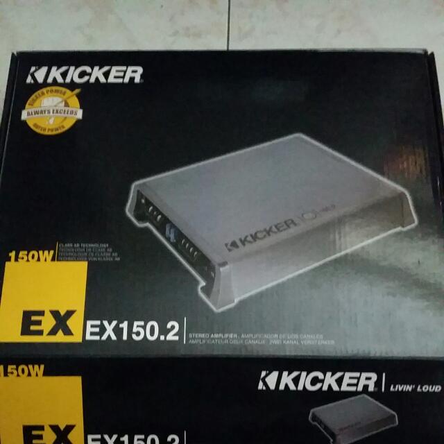 Kicker EX 150.2 Car 2 Channel Amplifier, Cars on Carousell