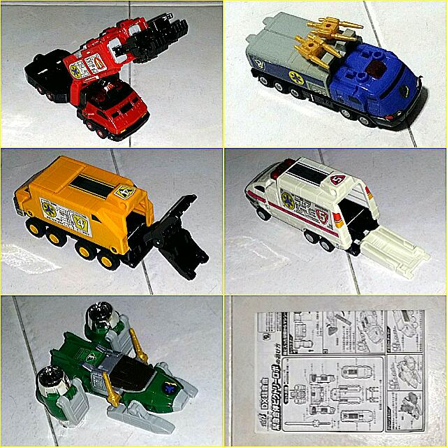 Lightspeed Rescue Gogo Five 5 Victory Robo DX Megazord in Box Year 1999 ...