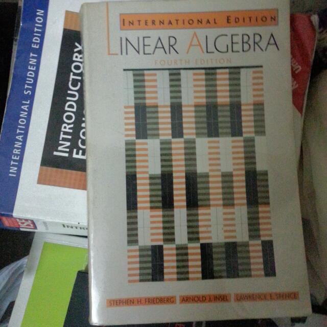 Linear Algebra Textbook For University Mh1201, Hobbies & Toys, Books ...