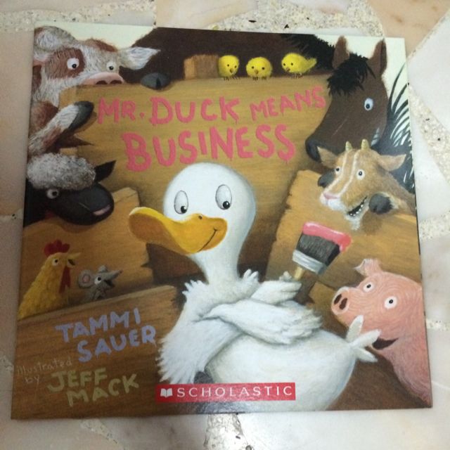 Mr Duck Means Business (toddler) Storybook, Hobbies & Toys, Books ...