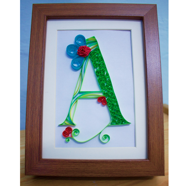 Paper Quilled Monograms, Hobbies & Toys, Stationery & Craft, Craft ...