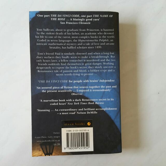 The Rule Of Four By Ian Caldwell & Dustin Thomason, Hobbies & Toys ...