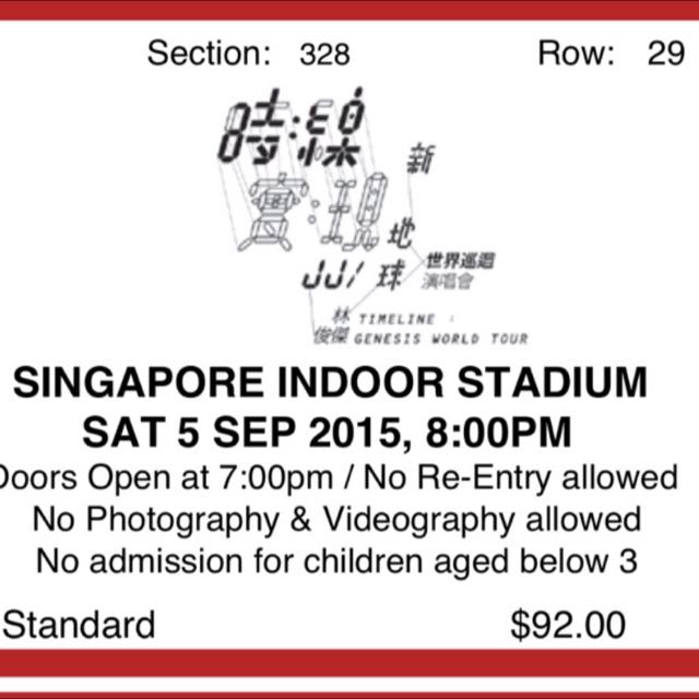 JJ Lin Timeline Genesis World Tour, Tickets & Vouchers, Event Tickets ...