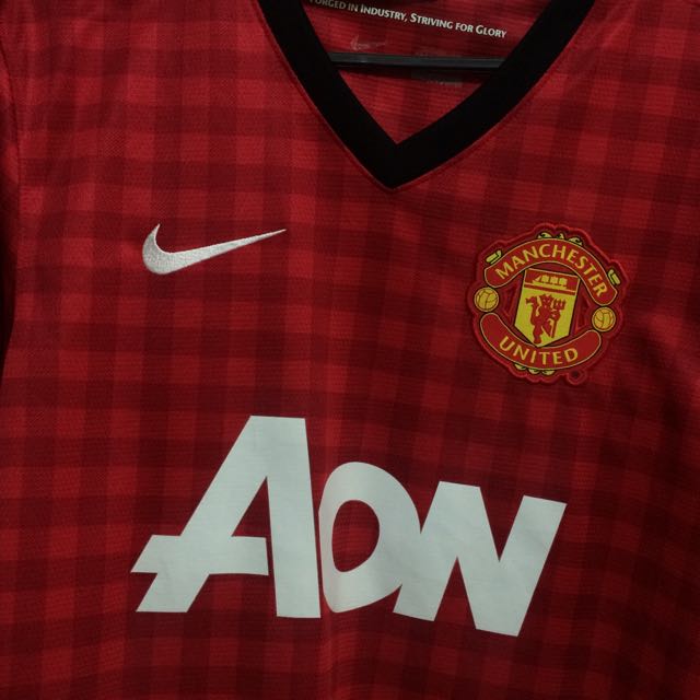 Patrice Evra Signed Manchester United Jersey, Sports Equipment, Sports ...