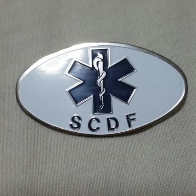 SCDF Paramedic Badge, Everything Else on Carousell