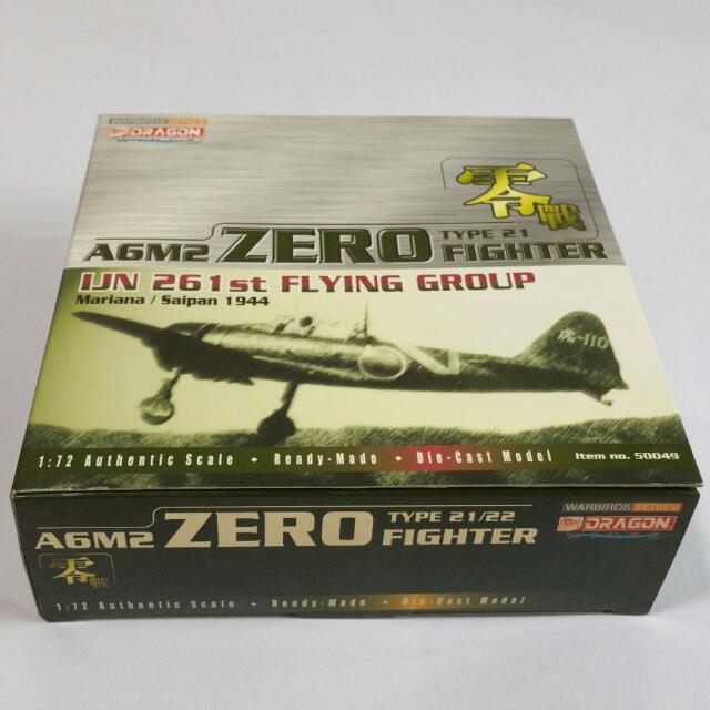 "Sold!" Dragon Wings 1:72 Japan WWII A6M2 Zero Type 21 Fighter, Mariana ...
