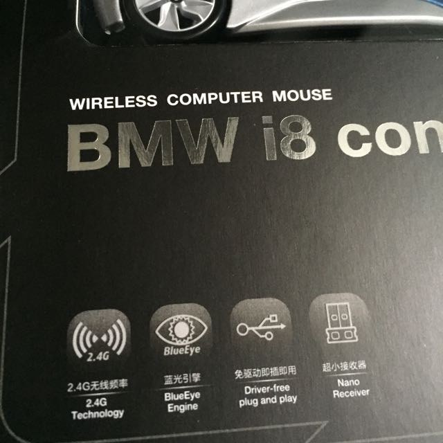 Landmice BMW i8 Wireless Mouse, Computers & Tech, Parts & Accessories ...