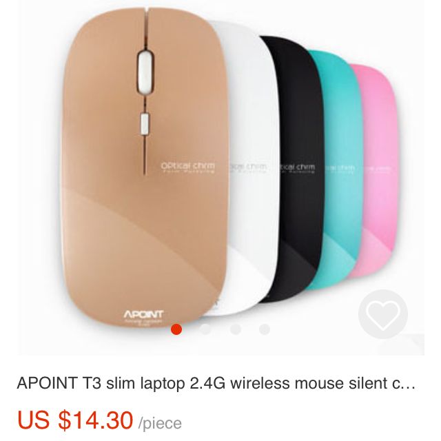 APOINT T3 Slim Wireless Mouse, Computers & Tech, Parts & Accessories ...
