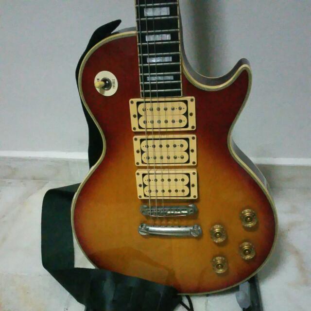 Burny Les Paul RARE AND CHEAP!, Hobbies & Toys, Music & Media, Music Accessories on Carousell