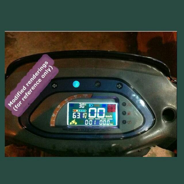 Instock 48V - 60V Coloured Screen Speedometer Volt Meter For Suv7 Ebike ...